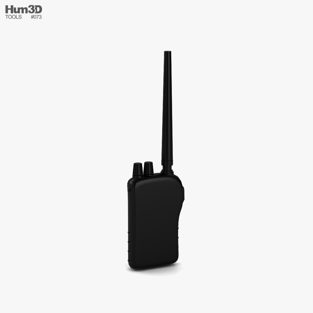 Radio de la Policía Modelo 3D - Descargar Dispositivos de audio ...