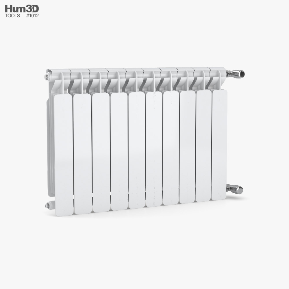 Aluminum Radiator 3D model - Download Building components on 3DModels.org