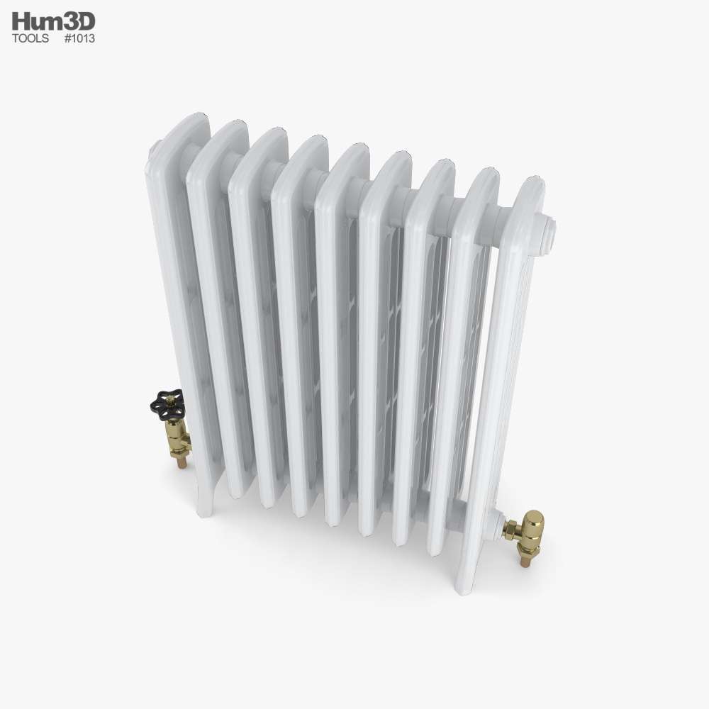 Heating Radiator 3D model - Download Building components on 3DModels.org
