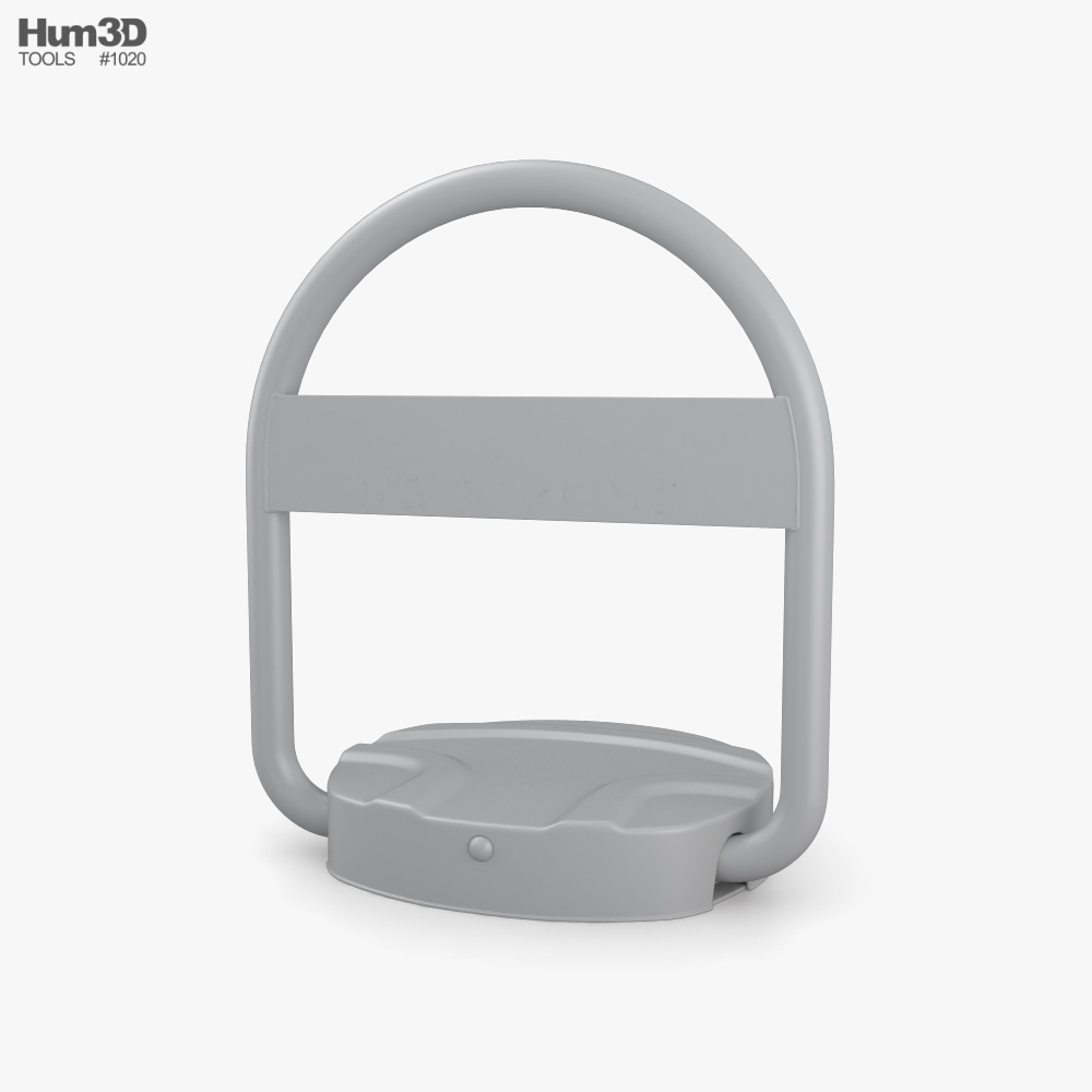 Remote Control Parking Lock Barrier 3D model - Download Street elements ...
