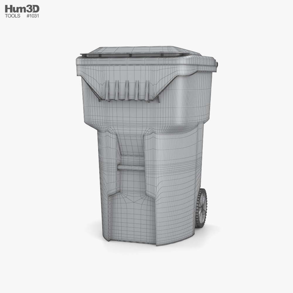 Rehirg NB Trash Cart 3D model - Download Street elements on 3DModels.org