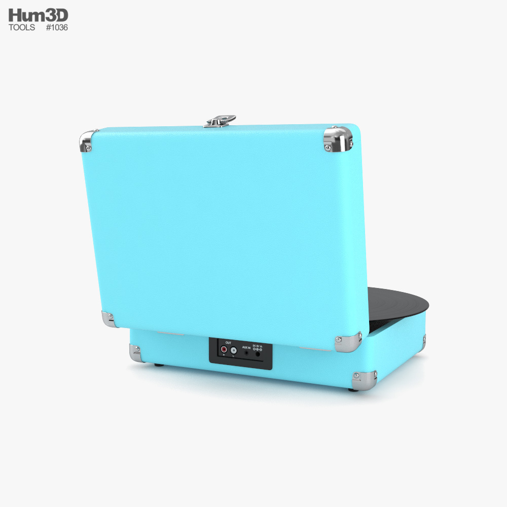 Vinyl Record Player 3D model - Download Audio Devices on 3DModels.org