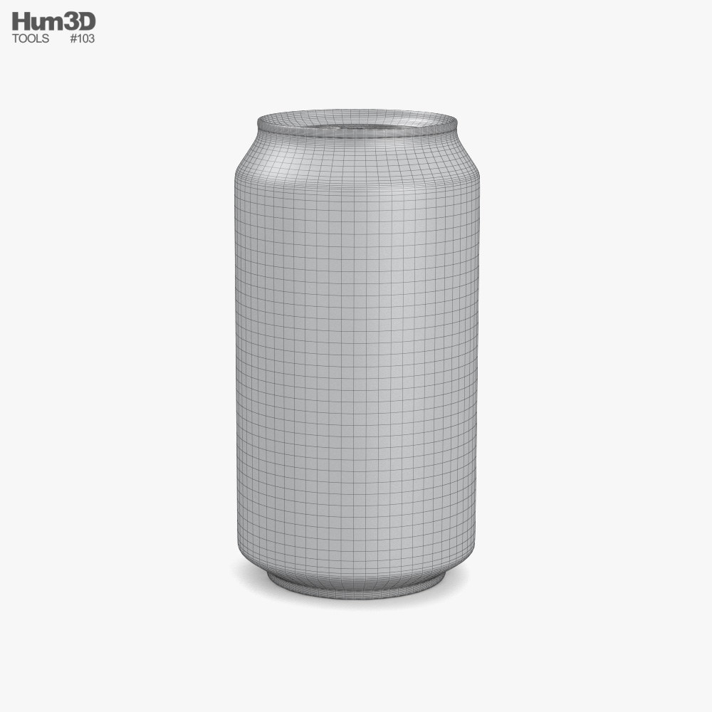 Fanta Lata 12 FL Modelo 3D - Descargar Botellas, Latas activado ...