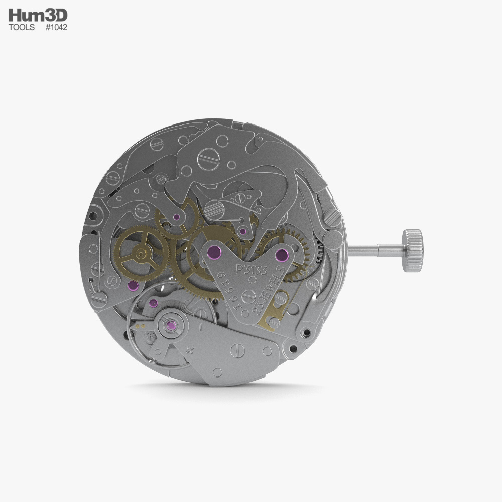 Watch Mechanism 3D model - Download Hobbies on 3DModels.org