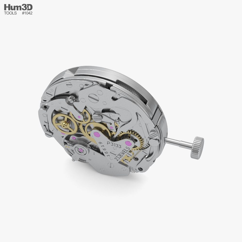 Watch Mechanism 3D model - Download Hobbies on 3DModels.org