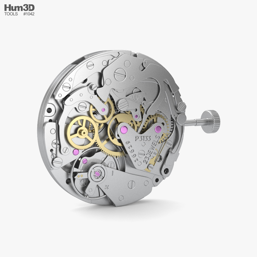 Watch Mechanism 3D model - Download Hobbies on 3DModels.org