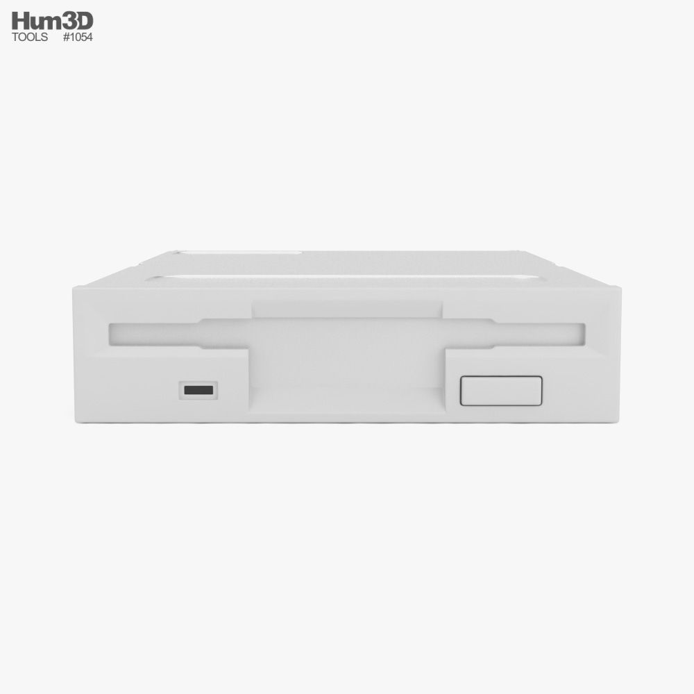 Floppy Disk Drive 3D model - Download Computer Accessories on 3DModels.org