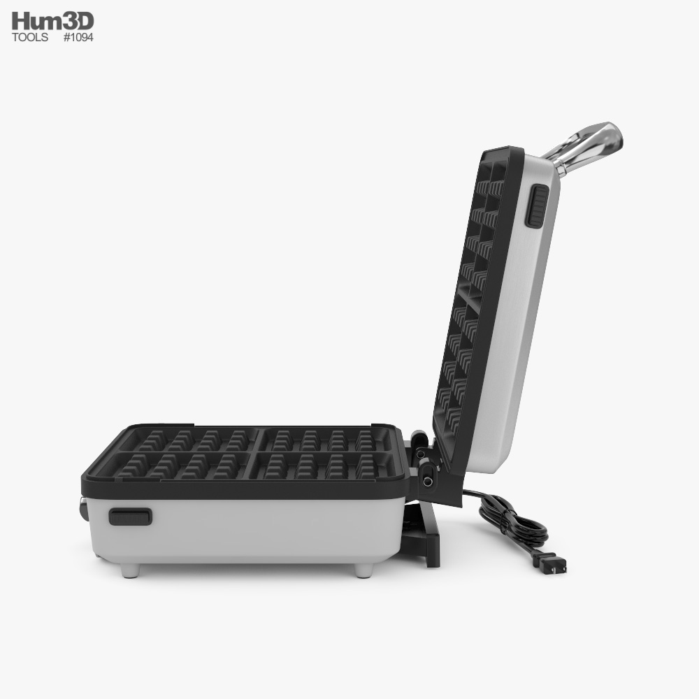 Waffle Maker 3D model - Download Home Appliances on 3DModels.org