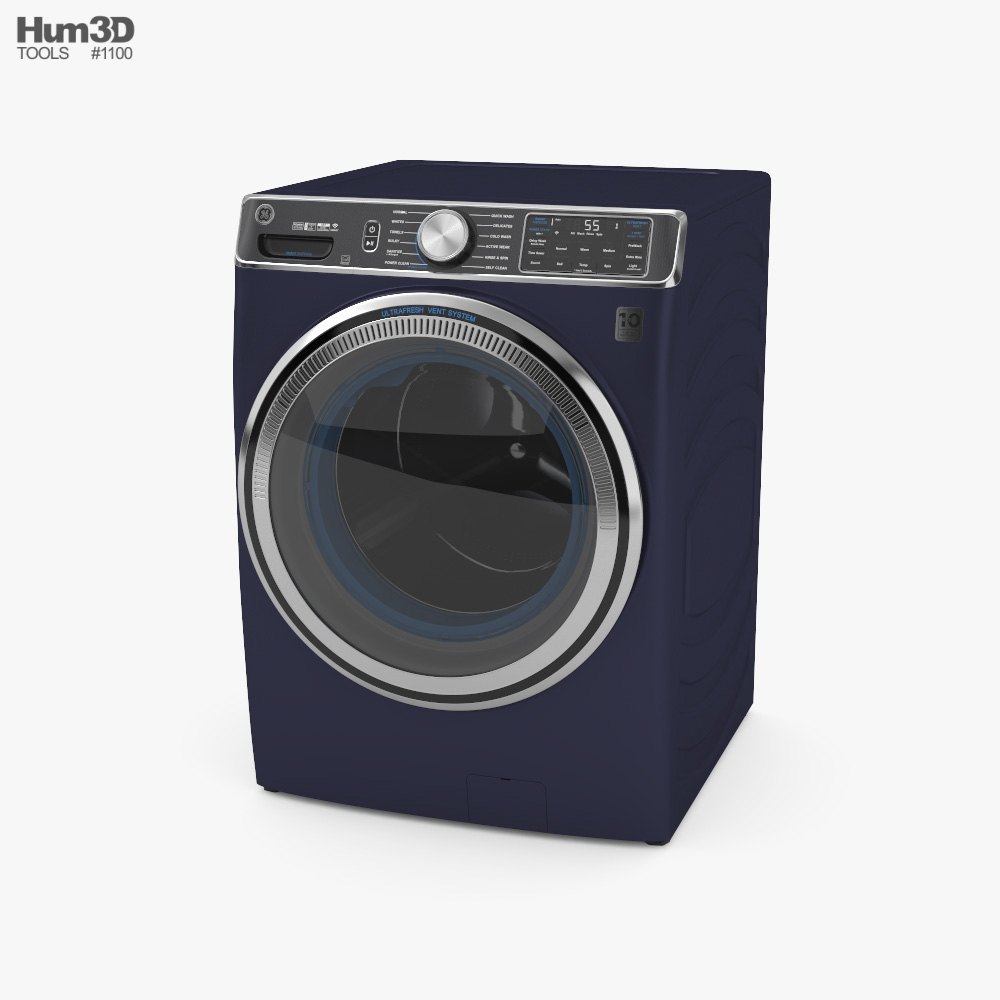 GE GFW850SPNRS Front Load Washing Machine 3D model - Download Home ...