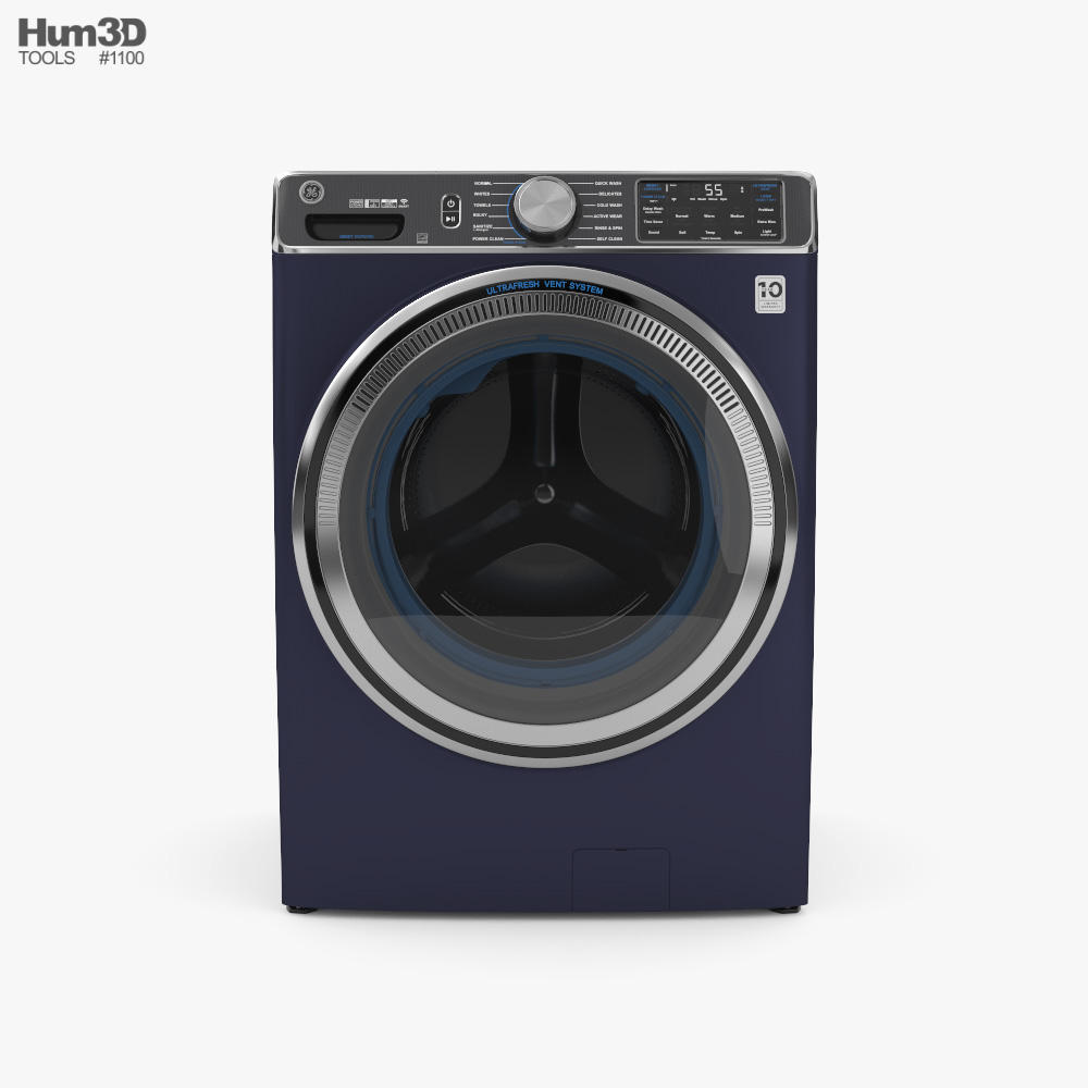 GE GFW850SPNRS Front Load Washing Machine 3D model - Download Home ...