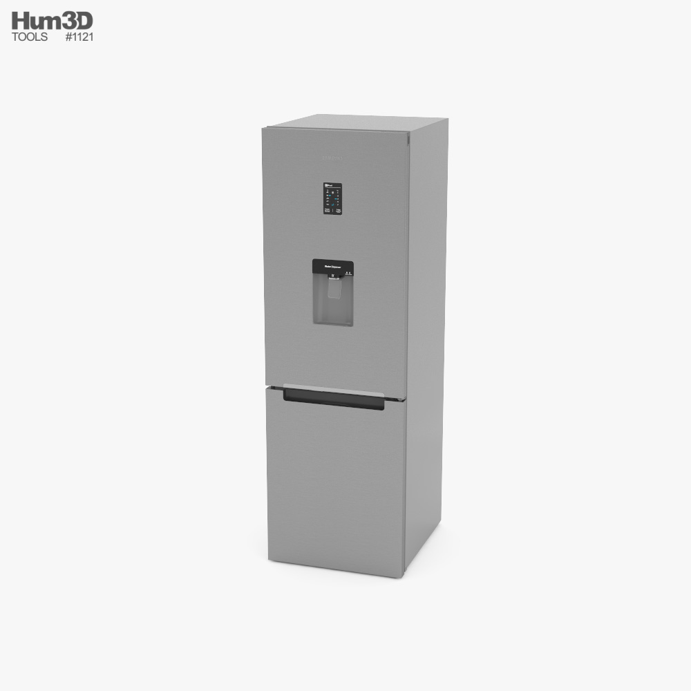 Samsung Fridge 3D model - Download Home Appliances on 3DModels.org
