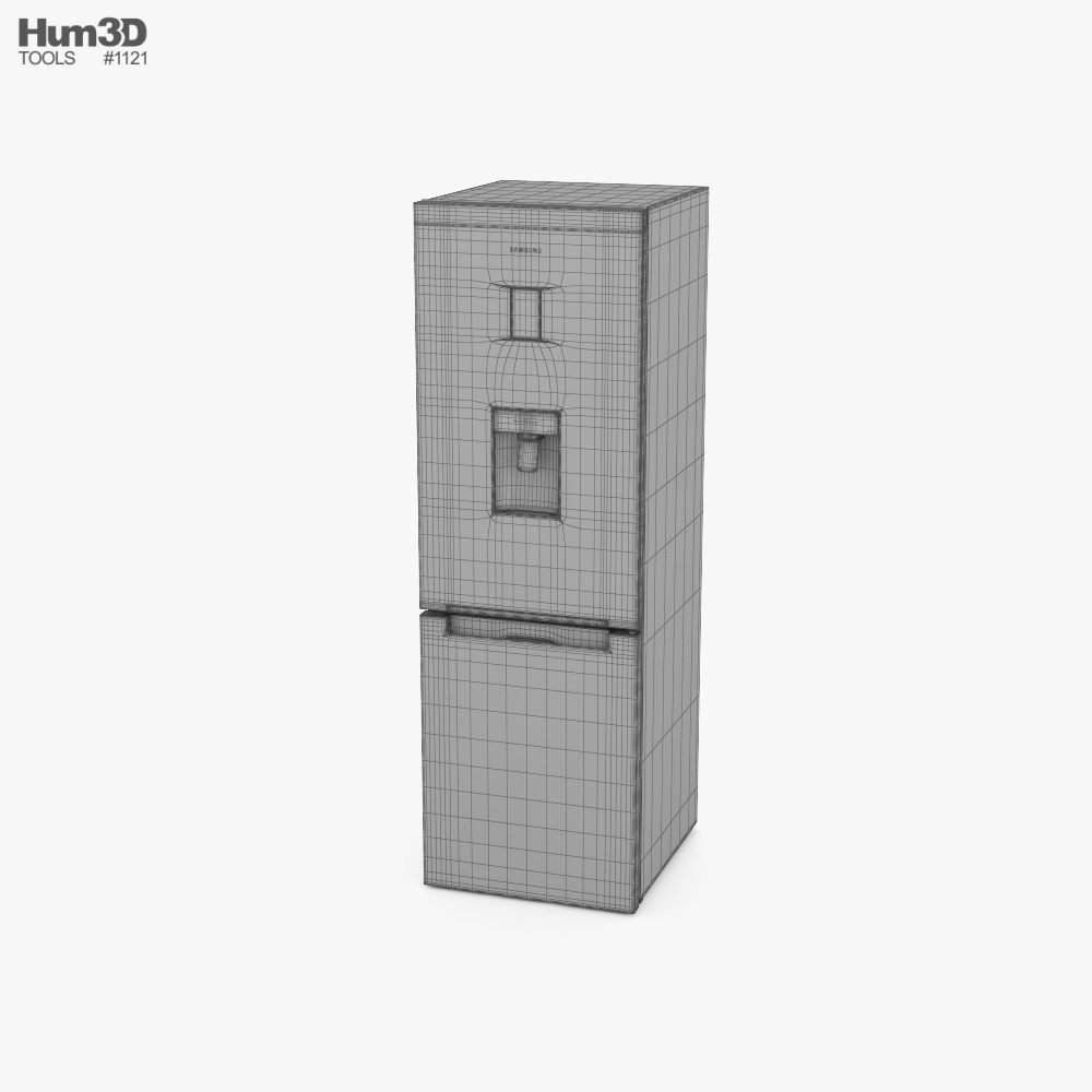 Samsung Fridge 3D model - Download Home Appliances on 3DModels.org