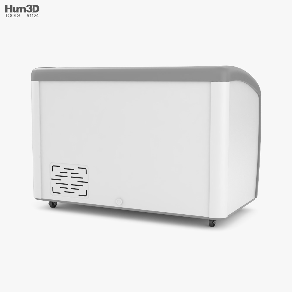 Ice Cream Freezer 3D model - Download Appliances on 3DModels.org