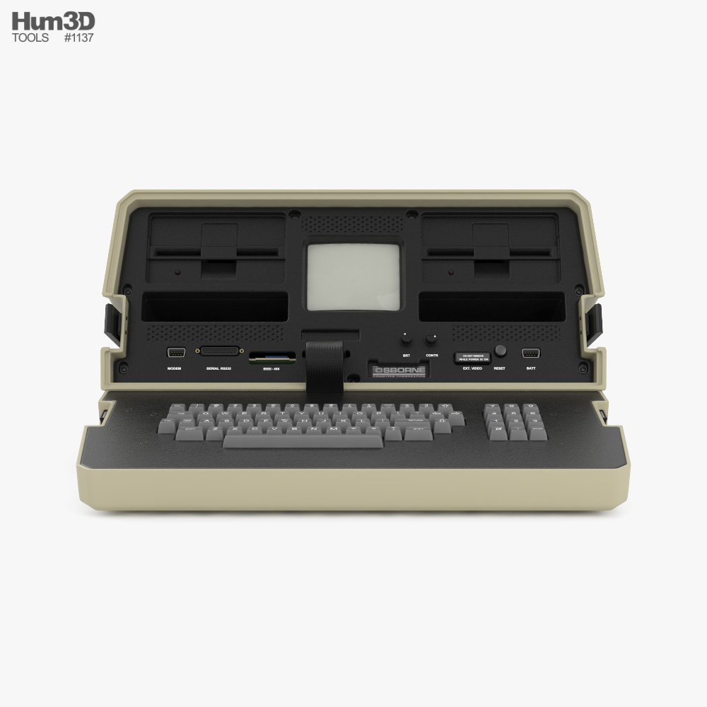 Osborne 1 3D model - Download Desktop Computer on 3DModels.org