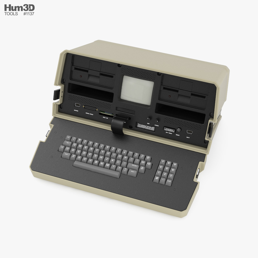 Osborne 1 3D model - Download Desktop Computer on 3DModels.org