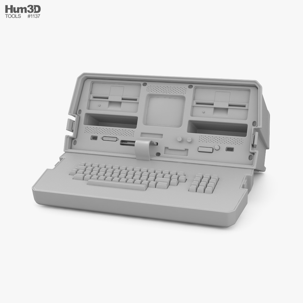 Osborne 1 3D model - Download Desktop Computer on 3DModels.org