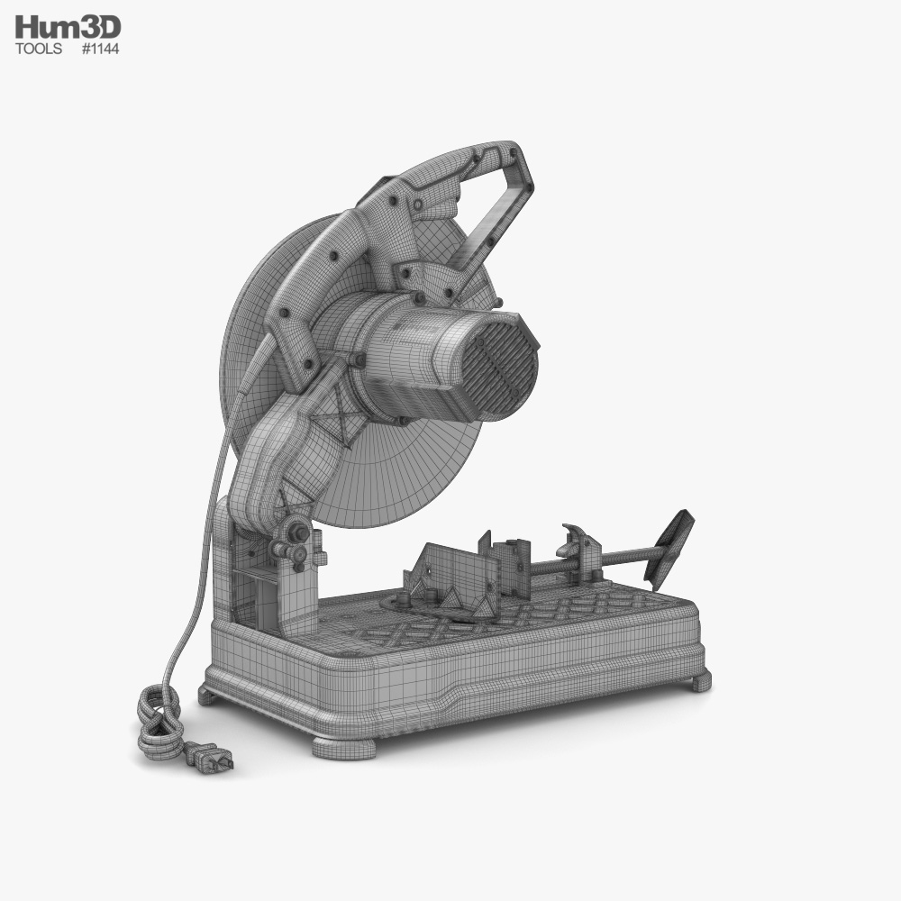 Metal Cutting Saw 3D model - Download Tools on 3DModels.org