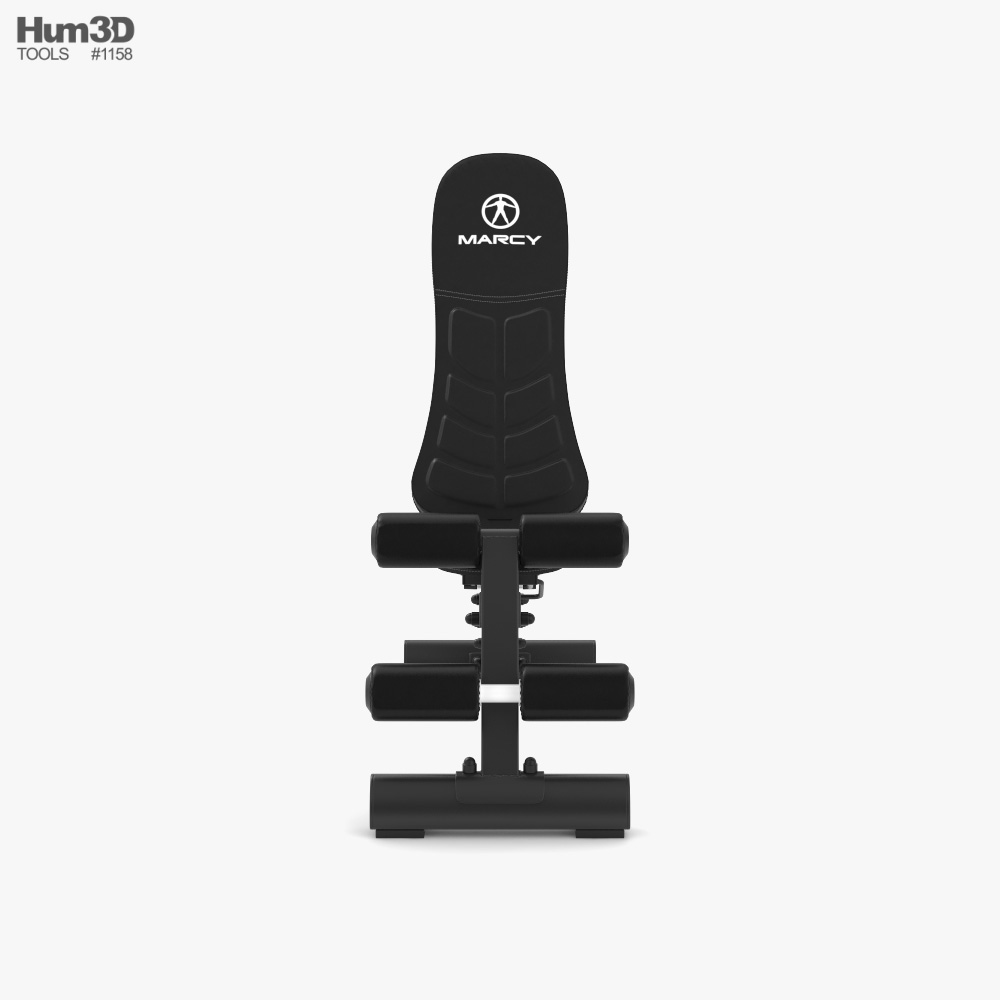 Utility GYM Bench 3D model - Download Sports Equipment on 3DModels.org