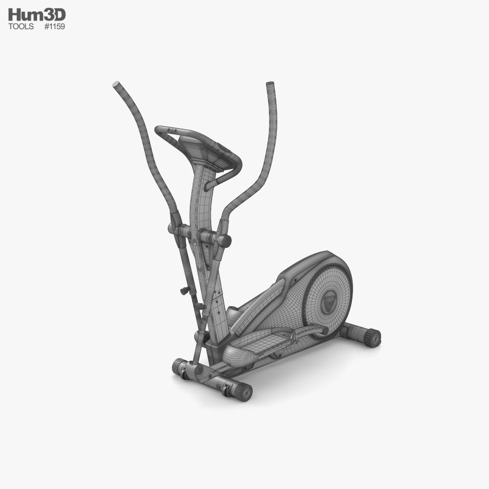 Elliptical Cross Trainer 3D model - Download Sports Equipment on ...