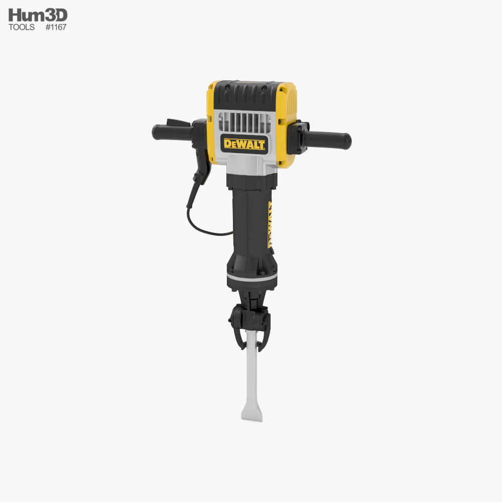 Jack Hammer 3D model - Download Tools on 3DModels.org