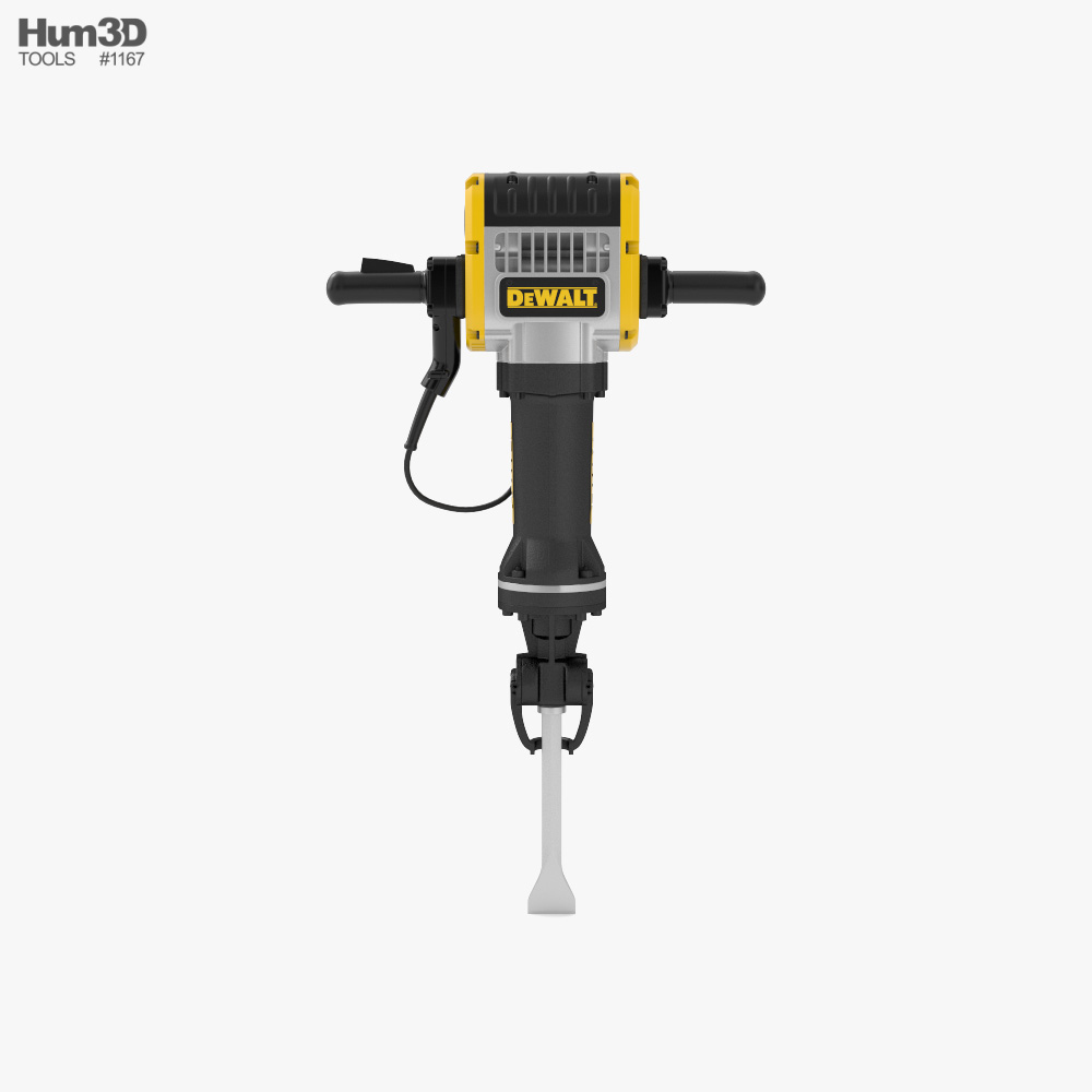 Jack Hammer 3D model - Download Tools on 3DModels.org