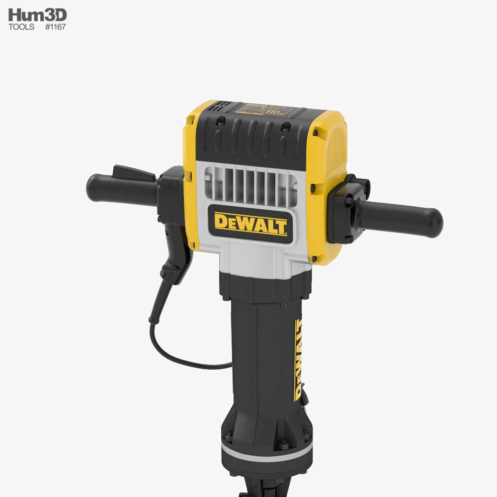 Jack Hammer 3D model - Download Tools on 3DModels.org