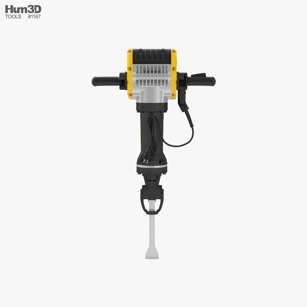 Jack Hammer 3D model - Download Tools on 3DModels.org
