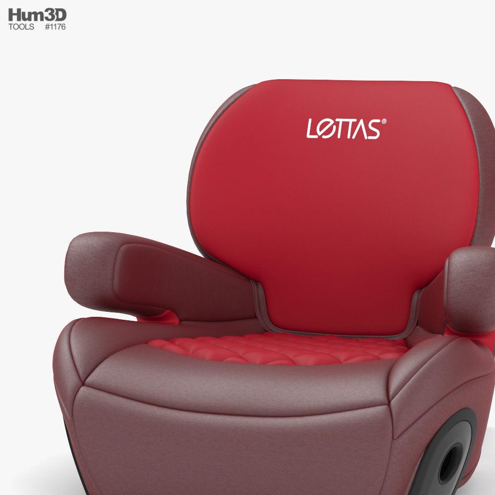 Lettas Child Booster Seat 3D model - Download Vehicle equipment on ...