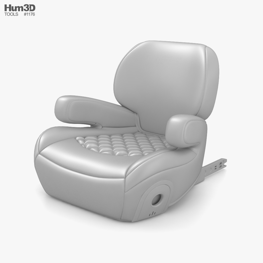 Lettas Child Booster Seat 3D model - Download Vehicle equipment on ...