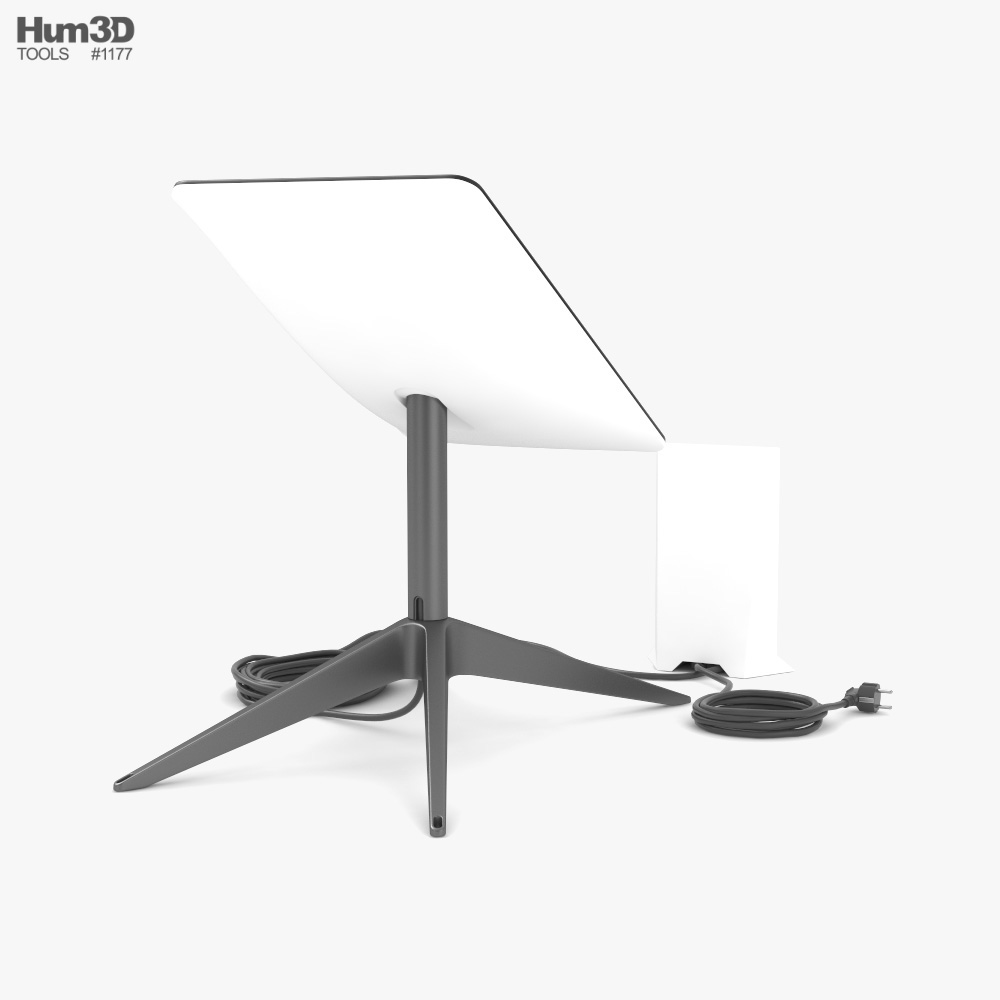 星链2nd Generation 卫星天线与调制解调器 3D模型 - 下载 电子配件 开启 3DModels.org
