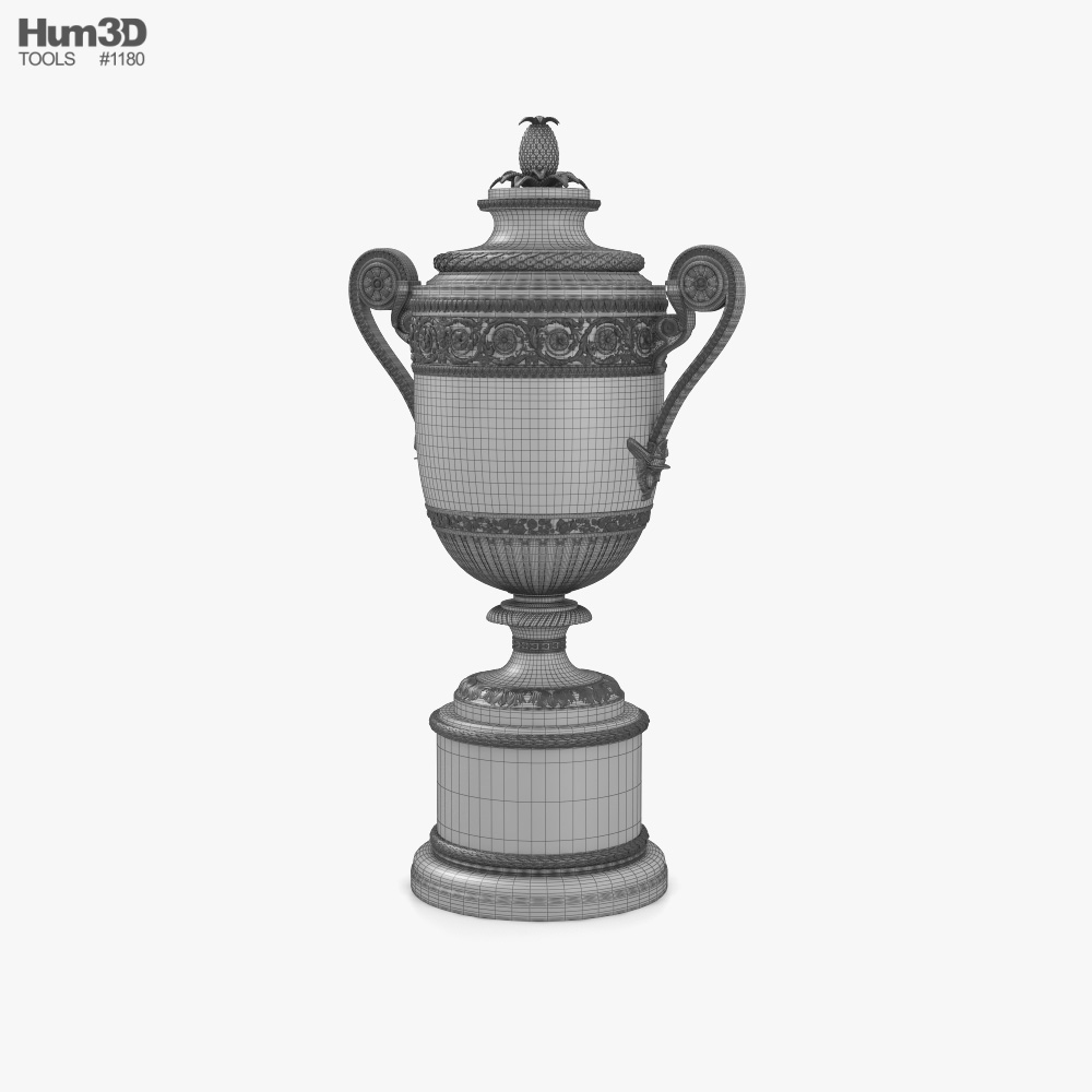 Wimbledon Man Trophy 3D model - Download Trophy on 3DModels.org