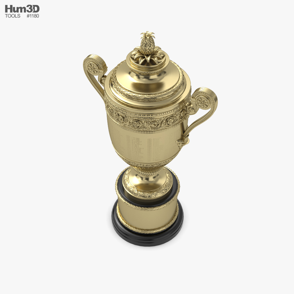 Wimbledon Man Trophy 3D model - Download Trophy on 3DModels.org