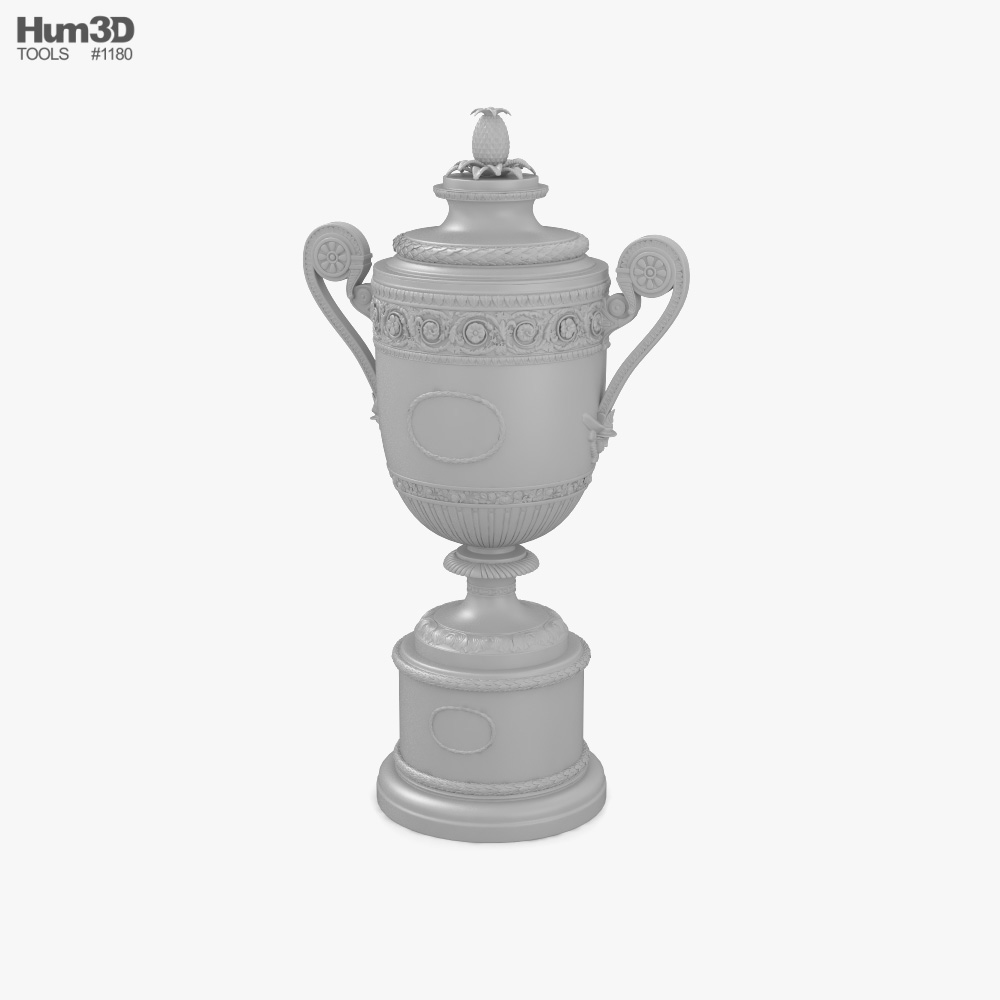 Wimbledon Man Trophy 3D model - Download Trophy on 3DModels.org