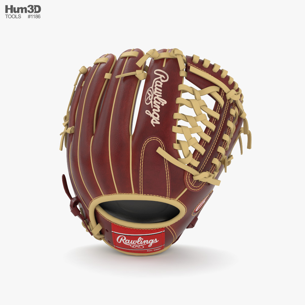Guante de béisbol Modelo 3D - Descargar Equipamiento deportivo activado ...
