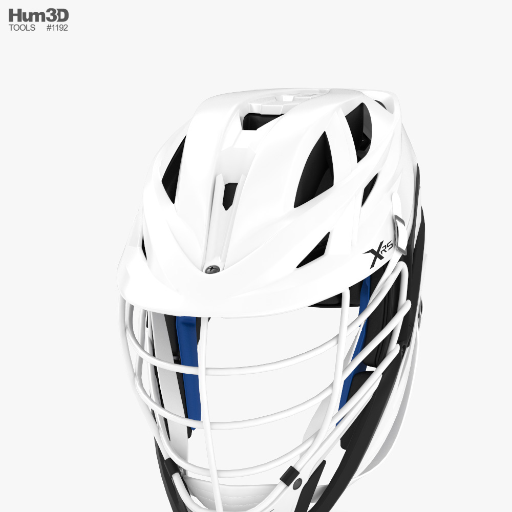 Cascade Lacrosse XRS Helmet 3D model - Download Sports Equipment on ...