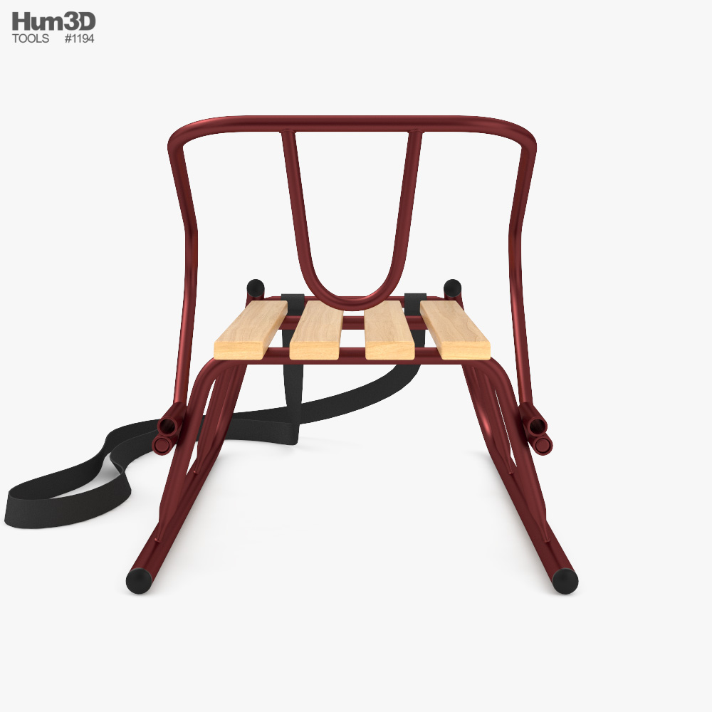 Snow Sled 3D model - Download Hobbies on 3DModels.org