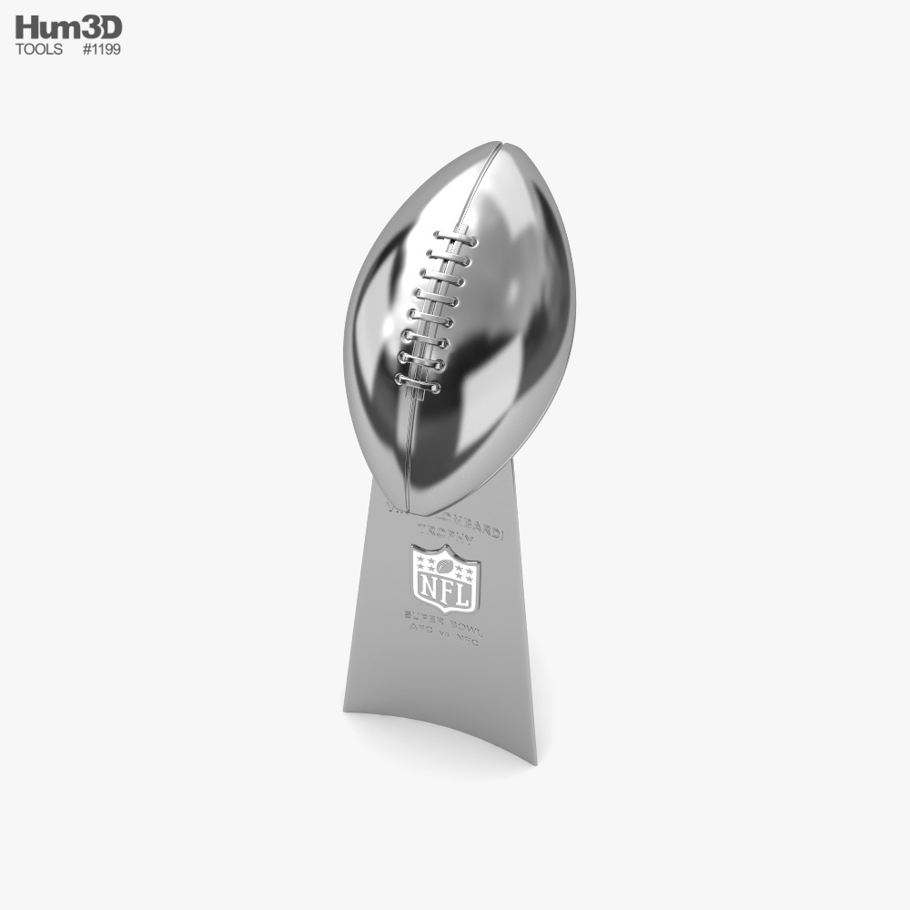 NFL Lombardi Trophy 3D model - Download Trophy on 3DModels.org