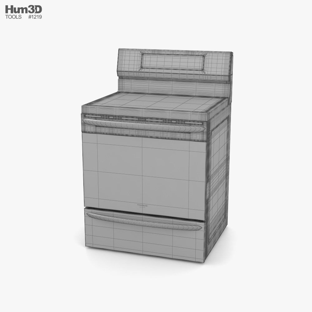 Frigidaire Gallery 30 inch Freestanding Induction Range 3D model ...