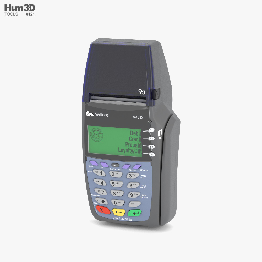 Terminal de tarjeta de crédito Modelo 3D - Descargar Accesorios ...