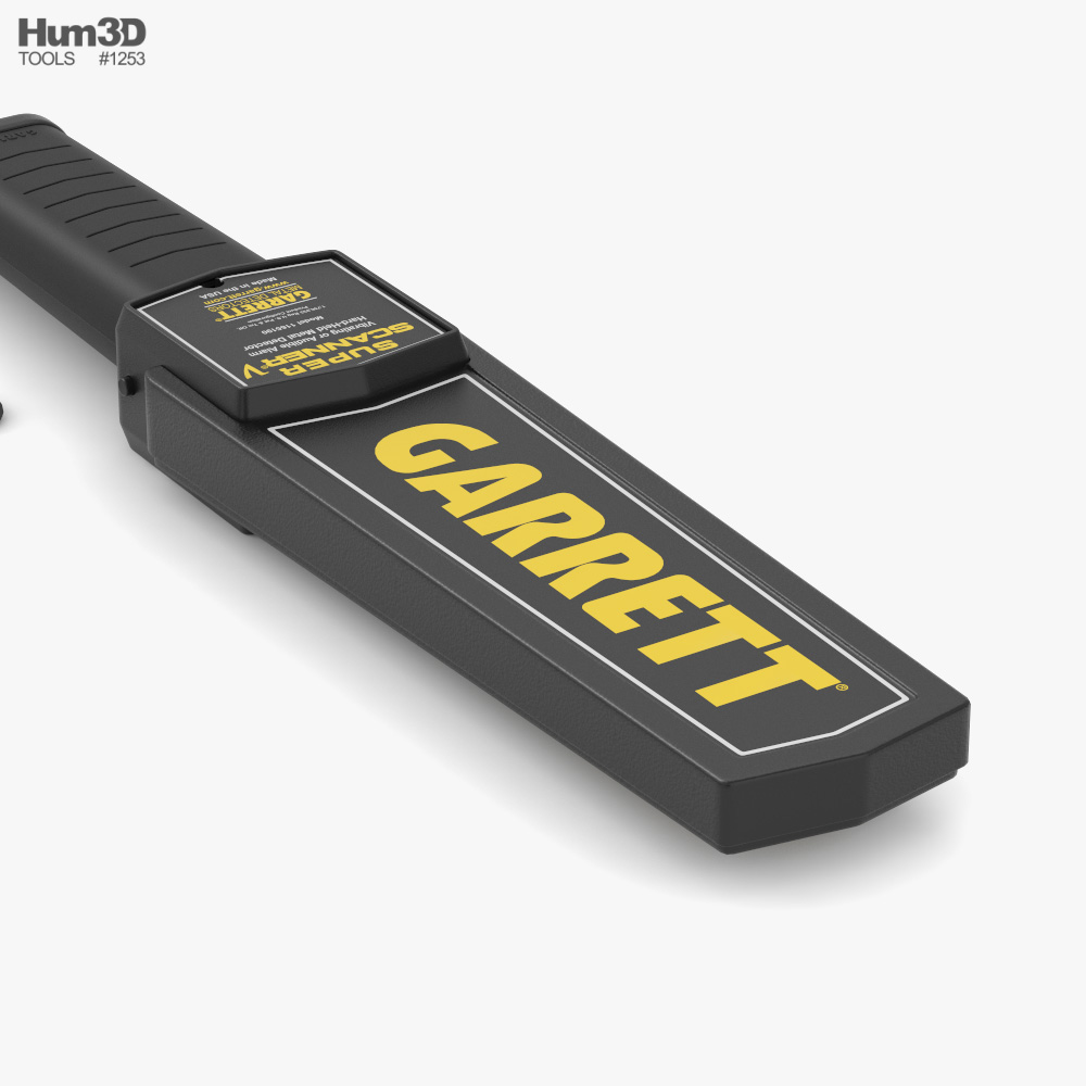 Handheld Scanner Metal Detector 3D model - Download Tools on 3DModels.org