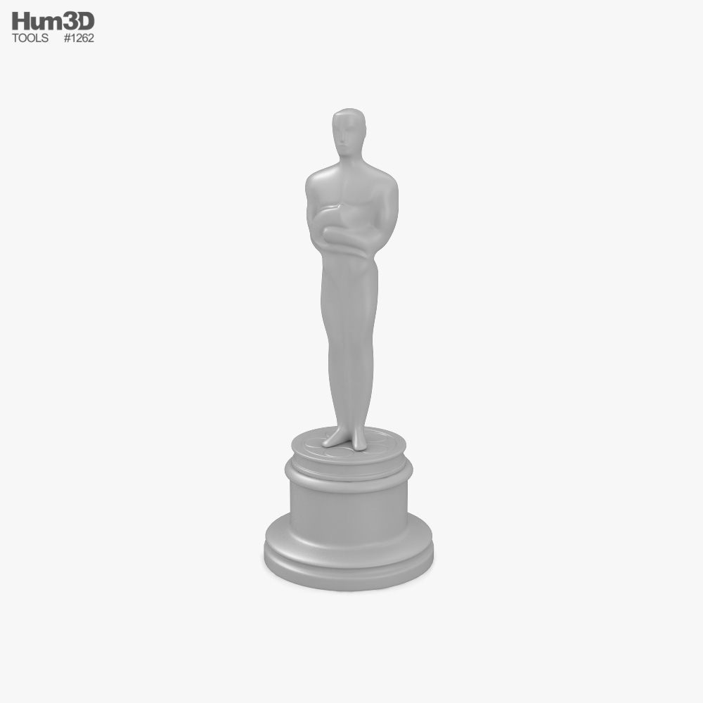 Academy Awards Oscar Statuette 3D model - Download Trophy on 3DModels.org