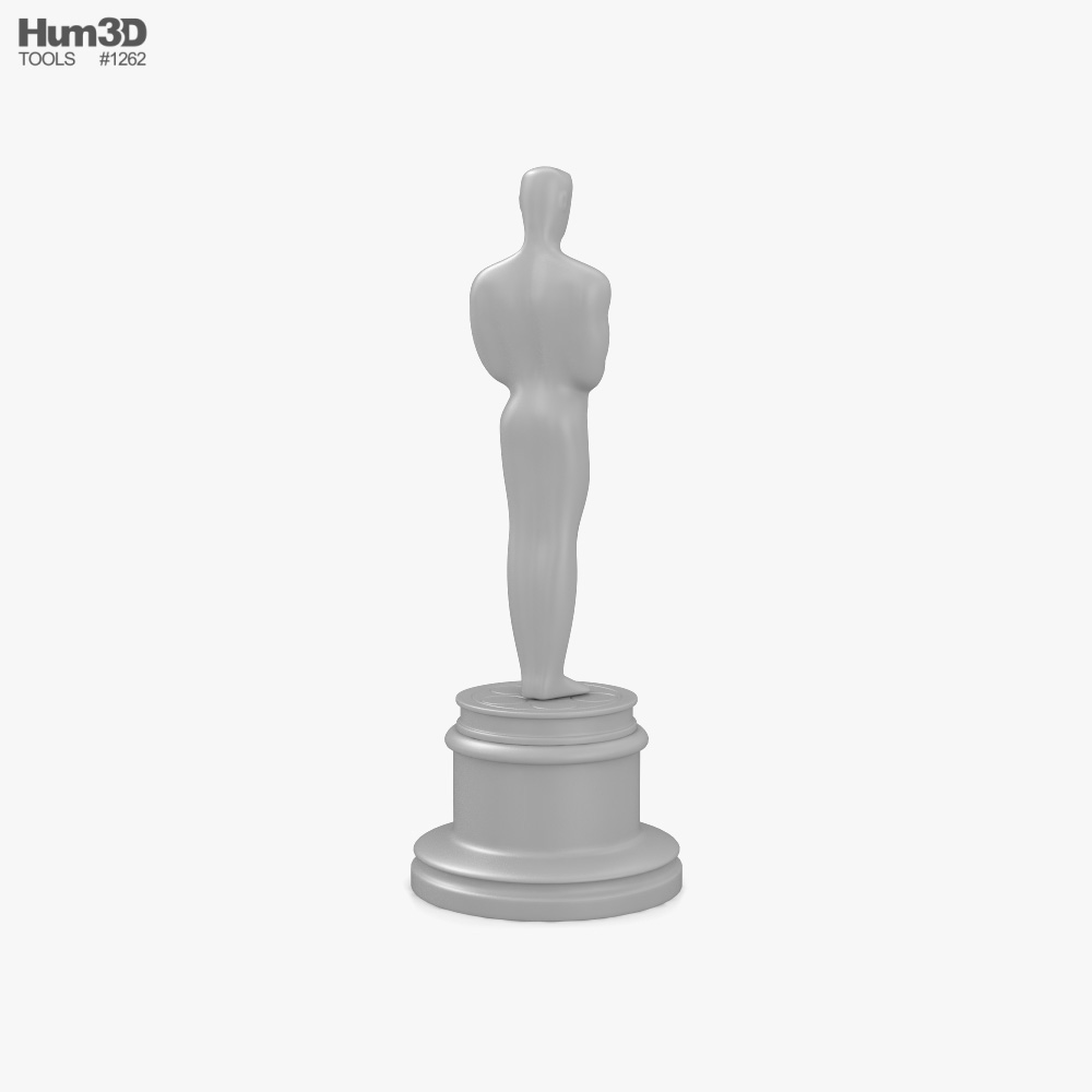 Academy Awards Oscar Statuette 3D model - Download Trophy on 3DModels.org