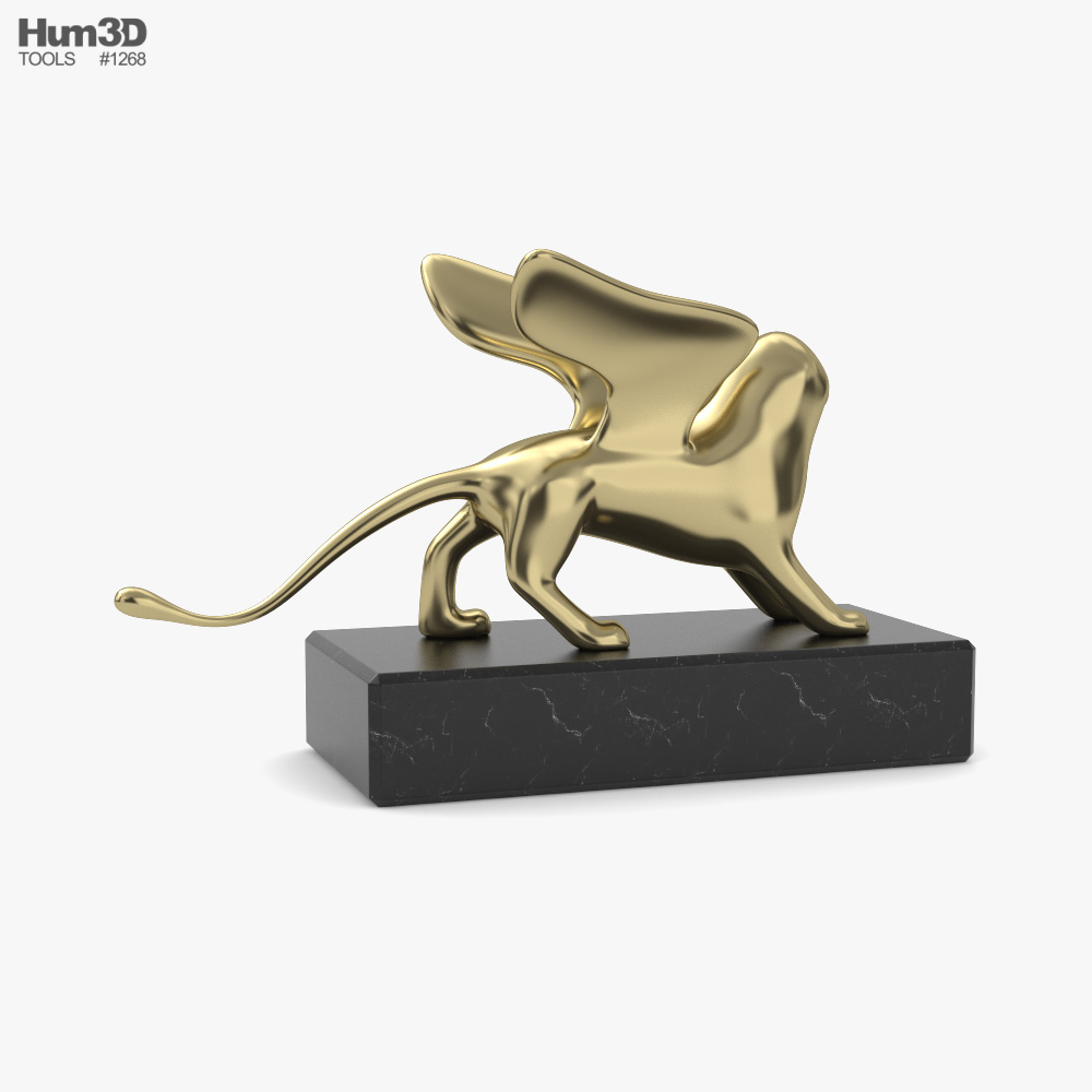 Trofeo del León de Oro Modelo 3D - Descargar Trofeo activado 3DModels.org