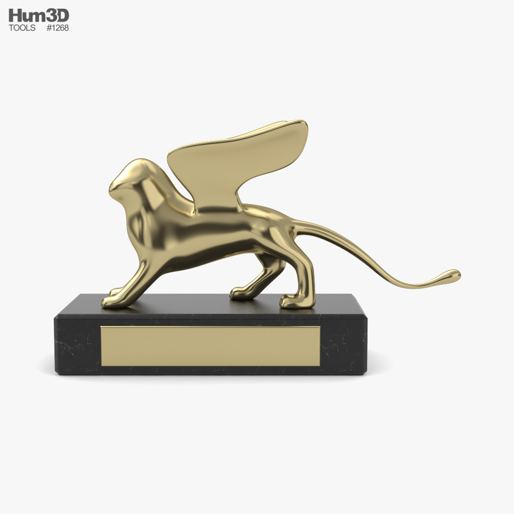 Trofeo del León de Oro Modelo 3D - Descargar Trofeo activado 3DModels.org
