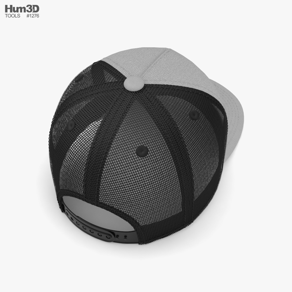 Five Panel Snapback 3D model - Download Hats on 3DModels.org