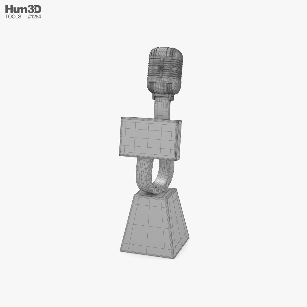 Billboard Music Awards 3D model - Download Trophy on 3DModels.org
