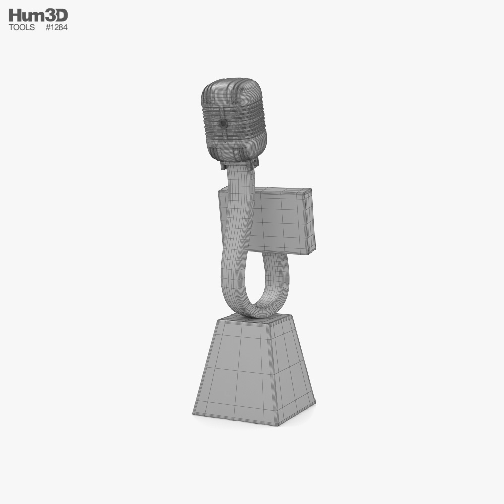 Billboard Music Awards 3D model - Download Trophy on 3DModels.org