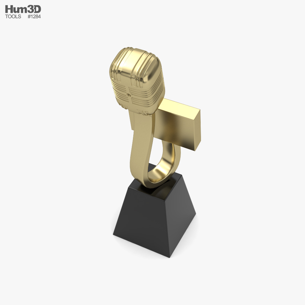 Billboard Music Awards 3D model - Download Trophy on 3DModels.org