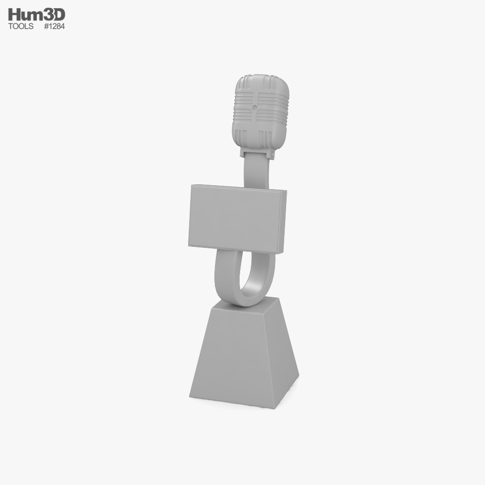 Billboard Music Awards 3D model - Download Trophy on 3DModels.org