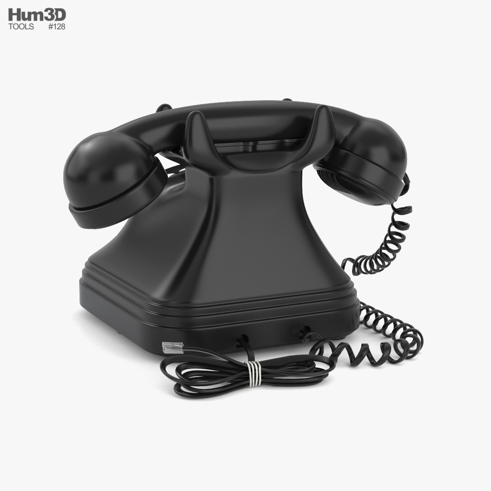 Vintage Phone 3D model - Download Phones on 3DModels.org